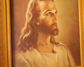 Head of Christ by Warner Sallman - Etsy