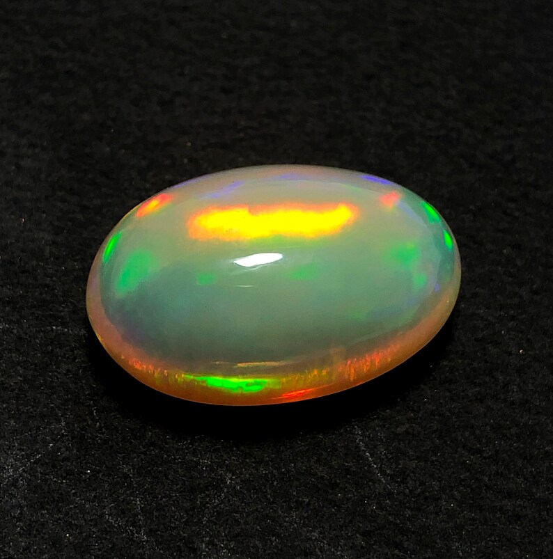Amazing Play of Color! 13.1 Ct Natural Ethiopian Honey Comb Opal ...