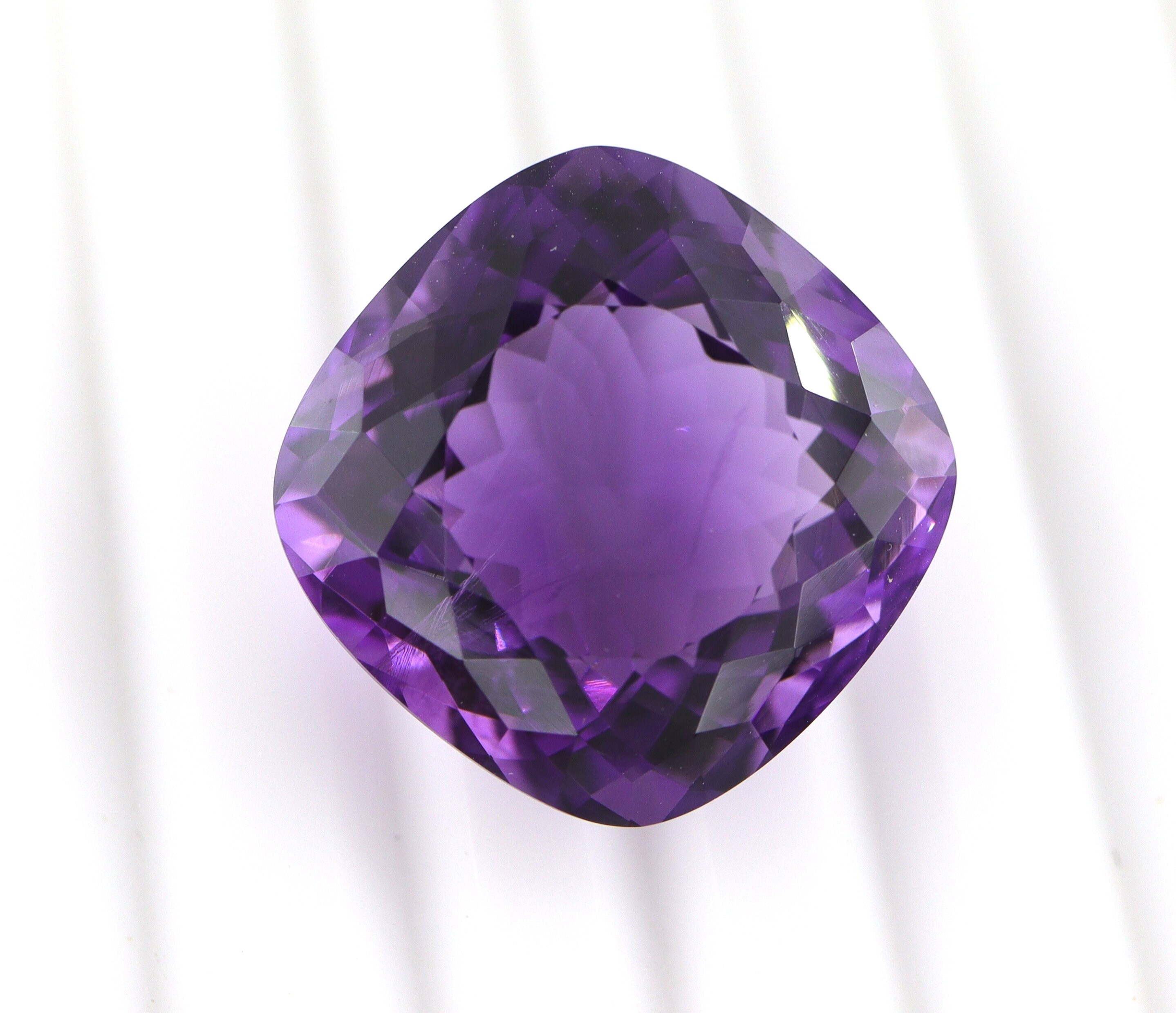 Top Quality! 23.1 Ct AAA Natural African Amethyst Faceted Gemstone ...