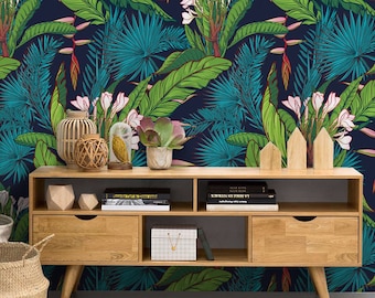 Tropical wall decals | Etsy