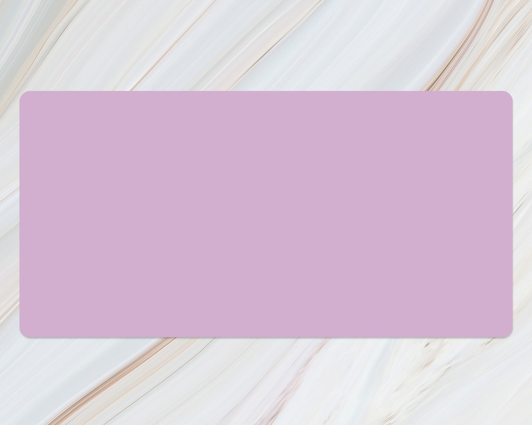 Lilac Desk Pad, Purple Gaming Room Decor, Orchid Desk Mat Design ...