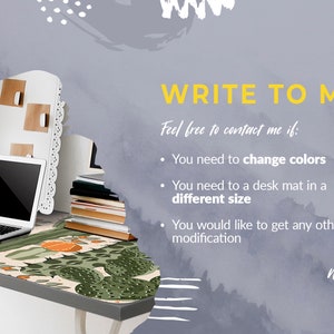 Lilac Desk Pad Purple Gaming Room Decor Orchid Desk Mat | Etsy