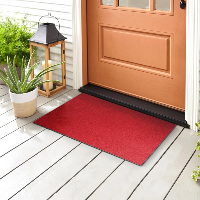 Red Door Mat - Etsy UK