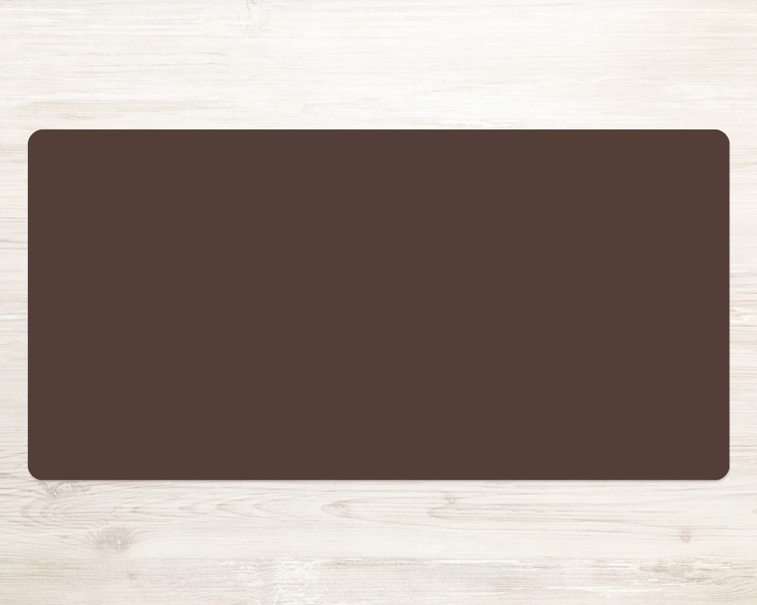 Brown Desk Mat Gaming, Chocolate Desk Cover, Coffee Desk Protector ...