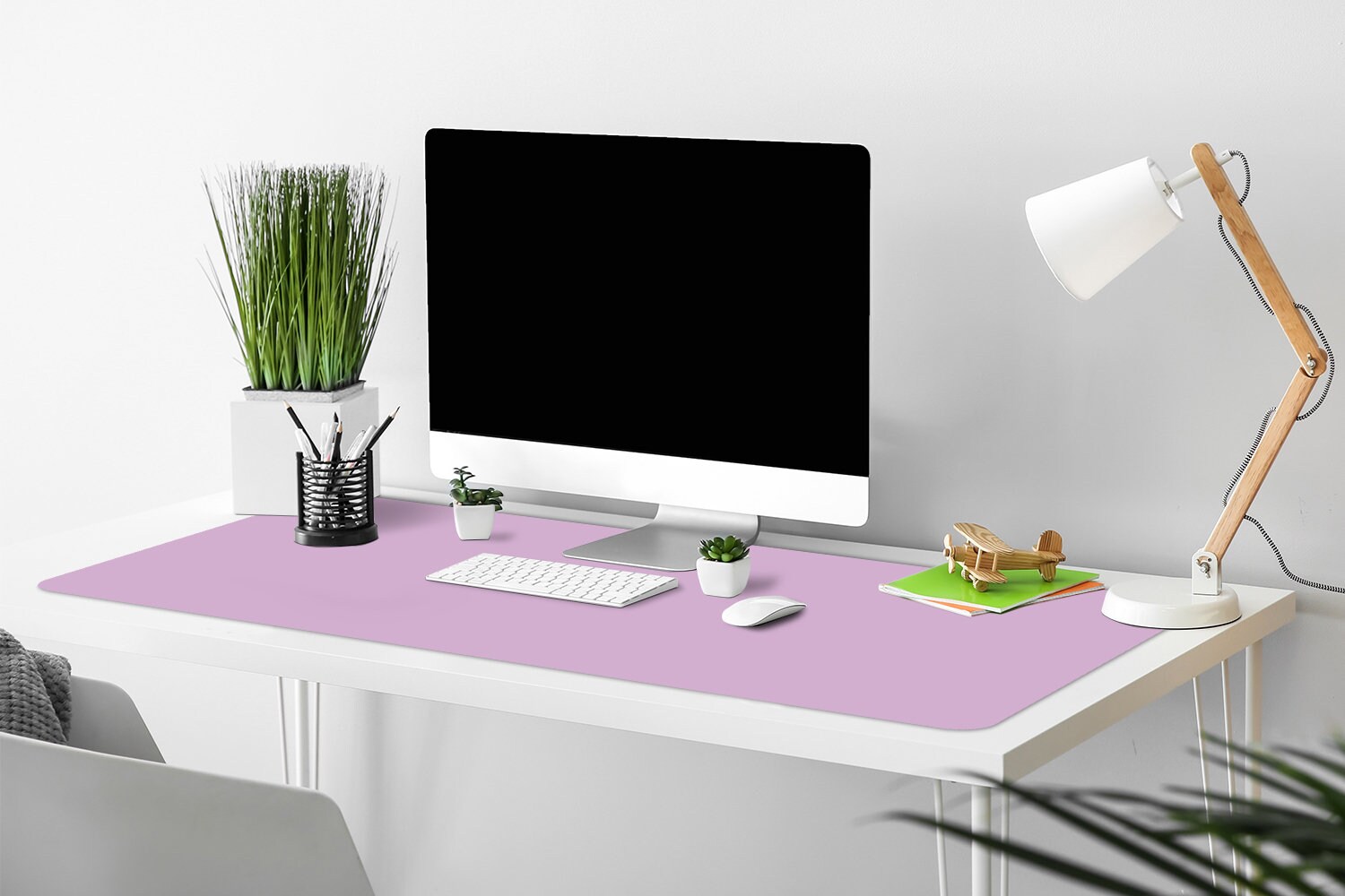 Lilac Desk Pad Purple Gaming Room Decor Orchid Desk Mat - Etsy
