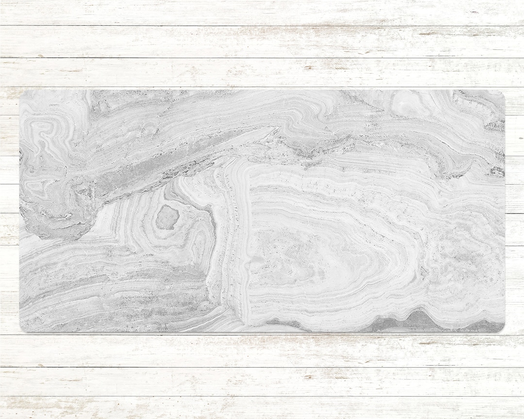 Grey Stain Texture Desk Mats on Top of Desks, Beige Mouse Pad, Light ...