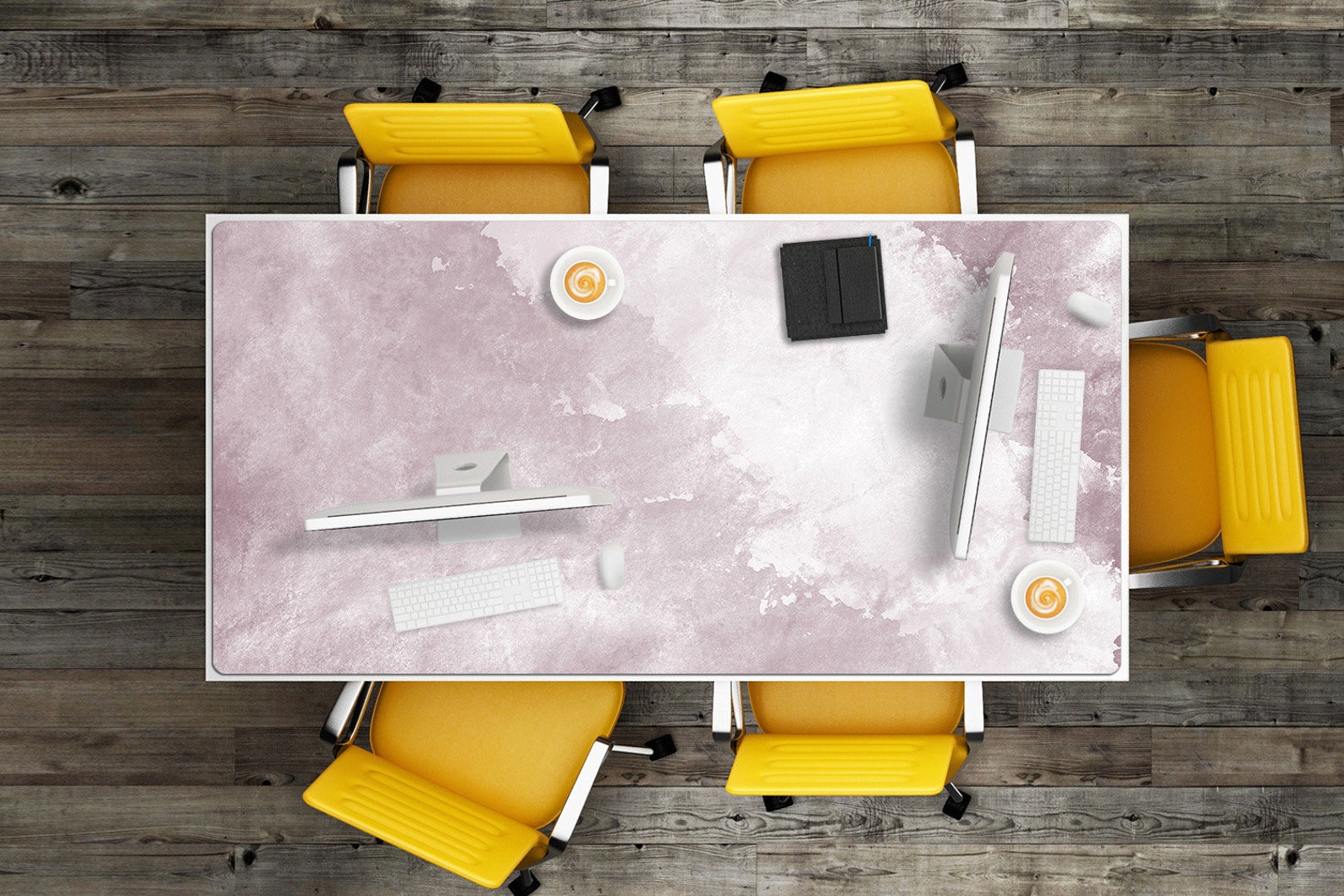 Grunge Paper Texture Desk Mat Design Pink Desk Pad Protector - Etsy