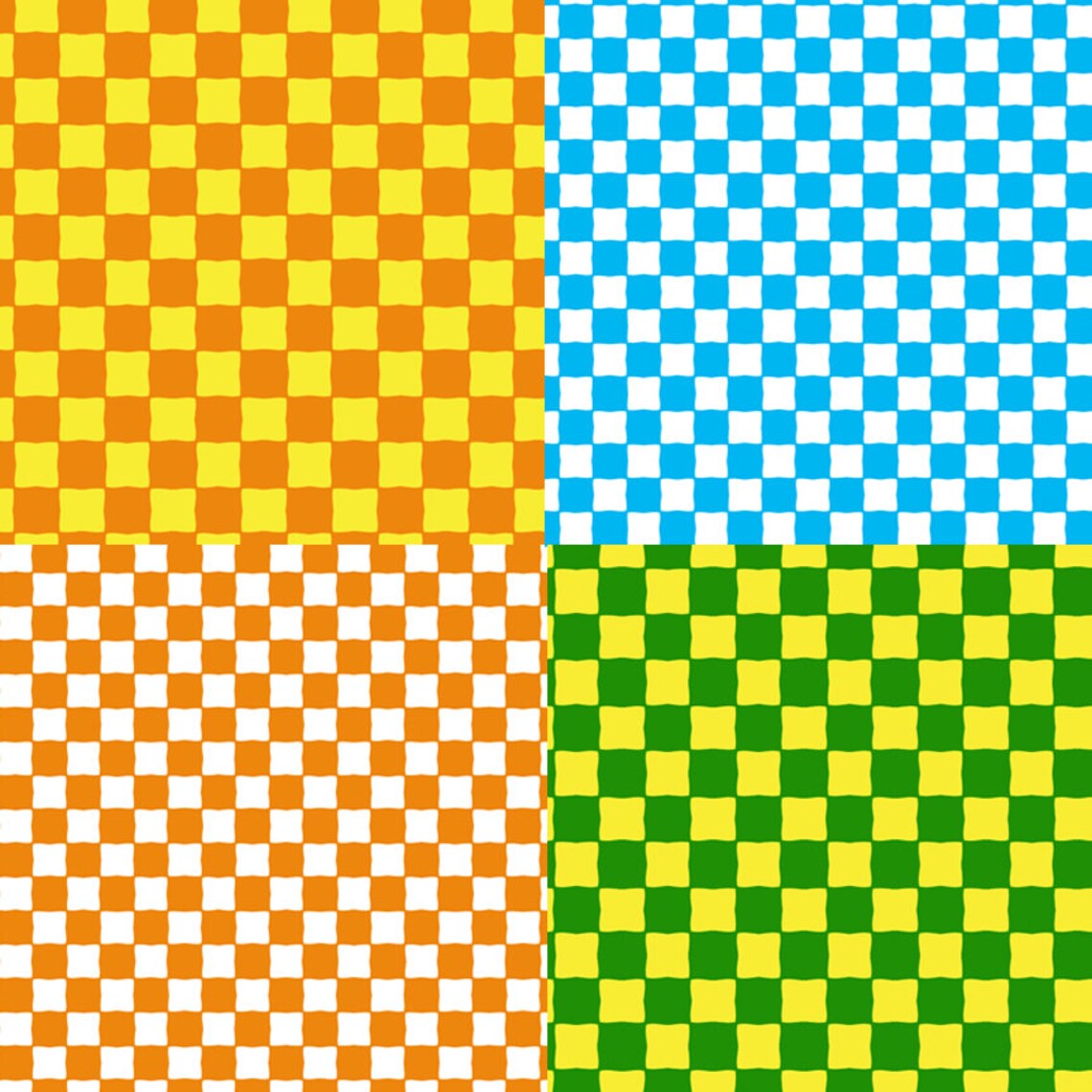 Square Checker Pattern Digital Paper - Etsy