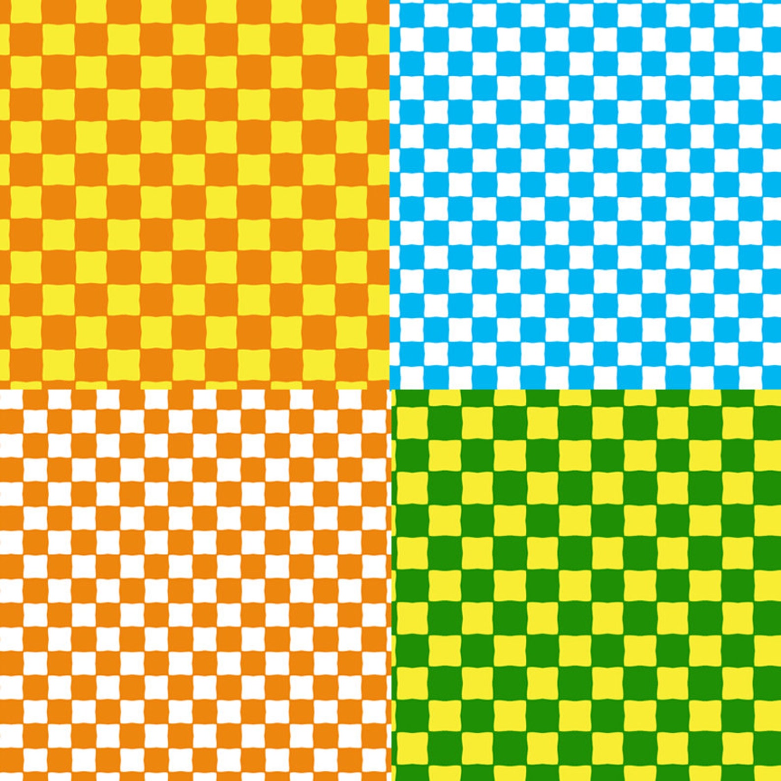 Square Checker Pattern Digital Paper - Etsy