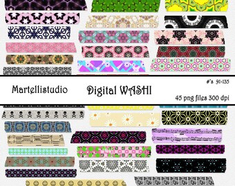 Vintage Farmhouse Washi Tape Digital Clip Art Graphic - Etsy