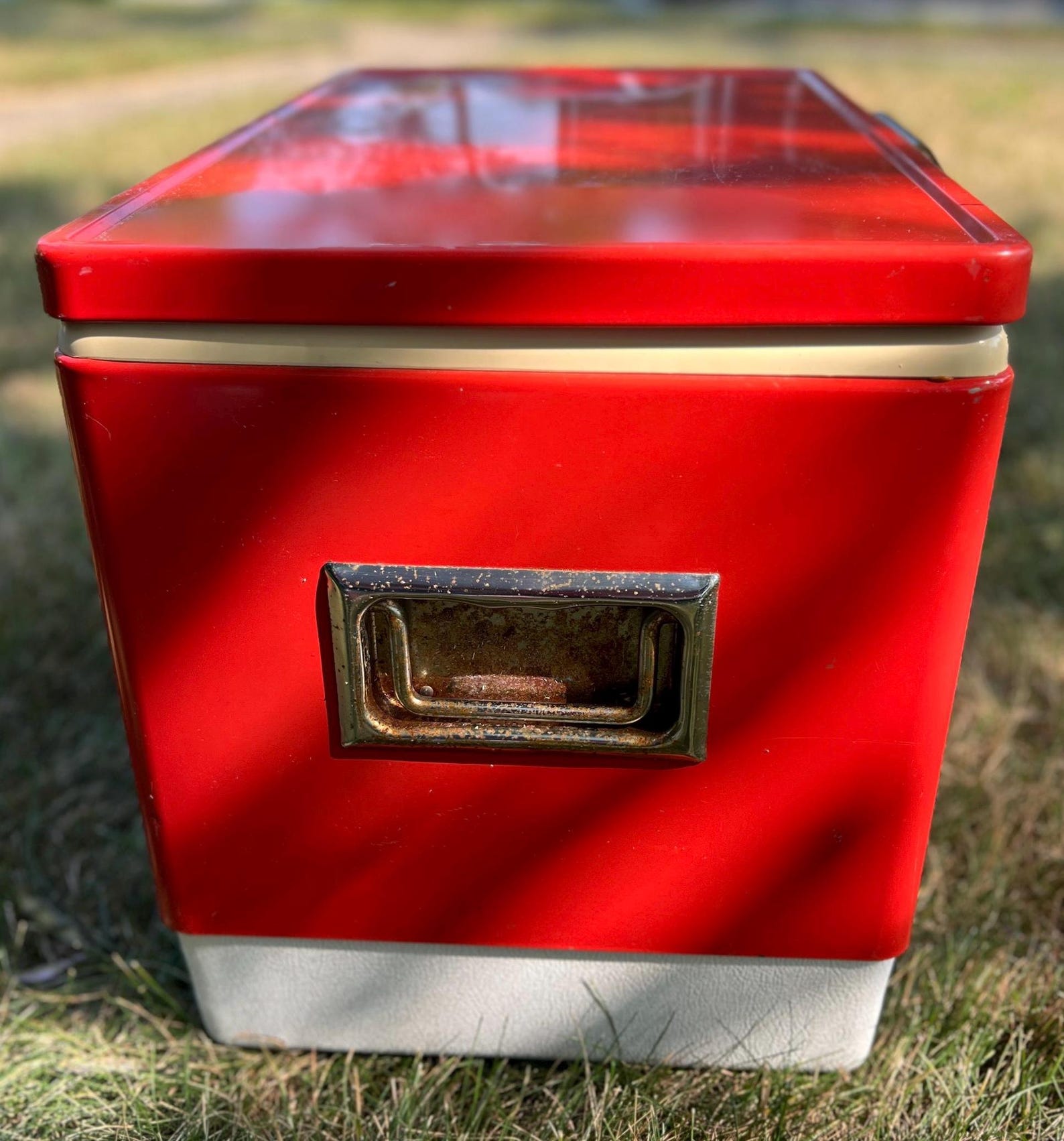 Large Red Vintage Colman Cooler/ice Chest - Etsy