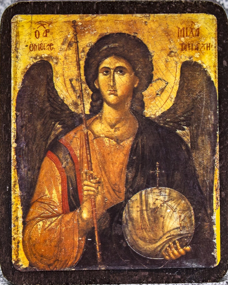 Orthodoxe Ikone Angel Michael russische Ikone Michael | Etsy