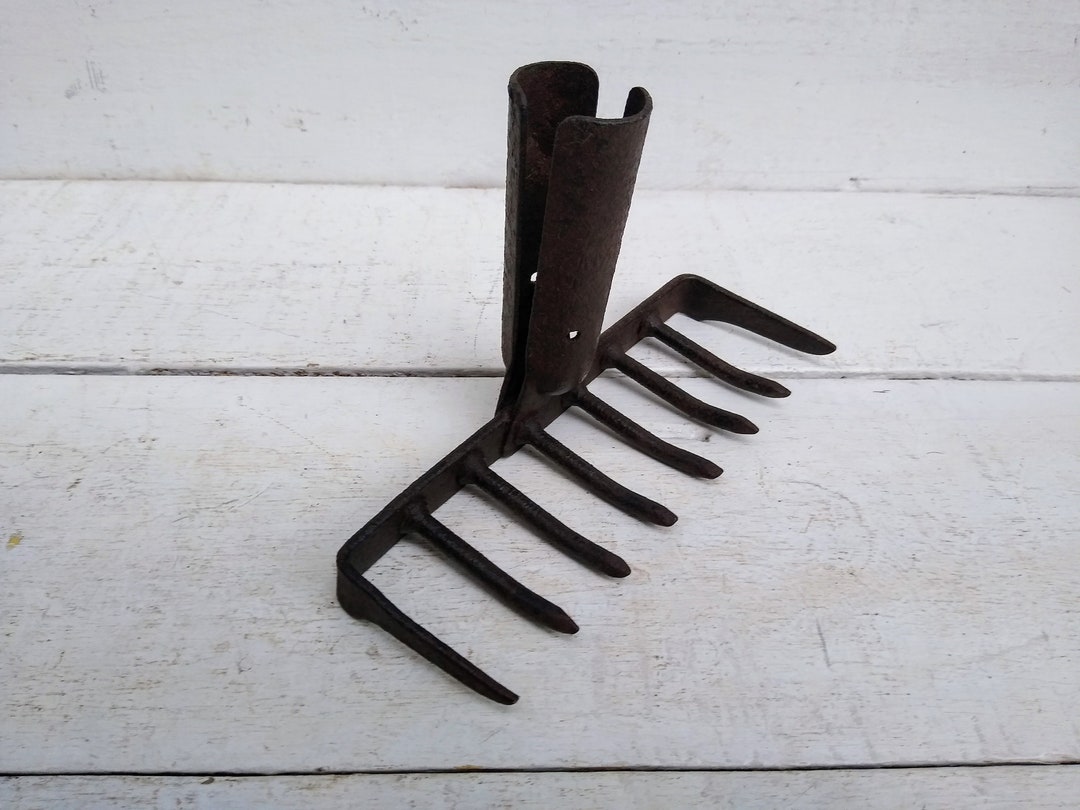 Vintage Garden Rake Head, Tool Head, Garden Tools, Gardenalia - Etsy