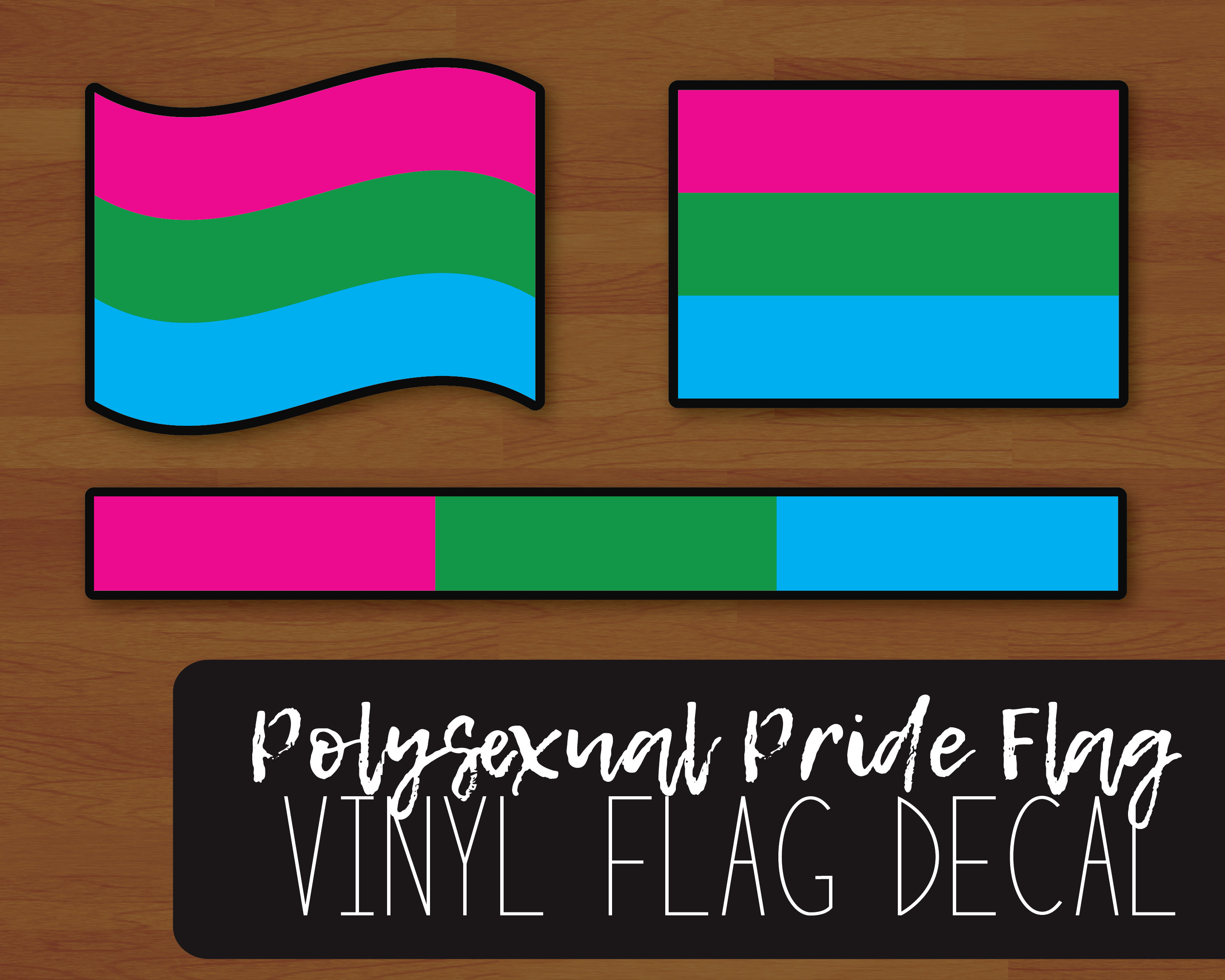 Polysexual Pride Flag