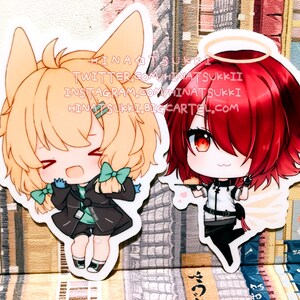 Arknights VINYL STICKER Exusiai, Kroos, Waterproof and Weatherproof ...