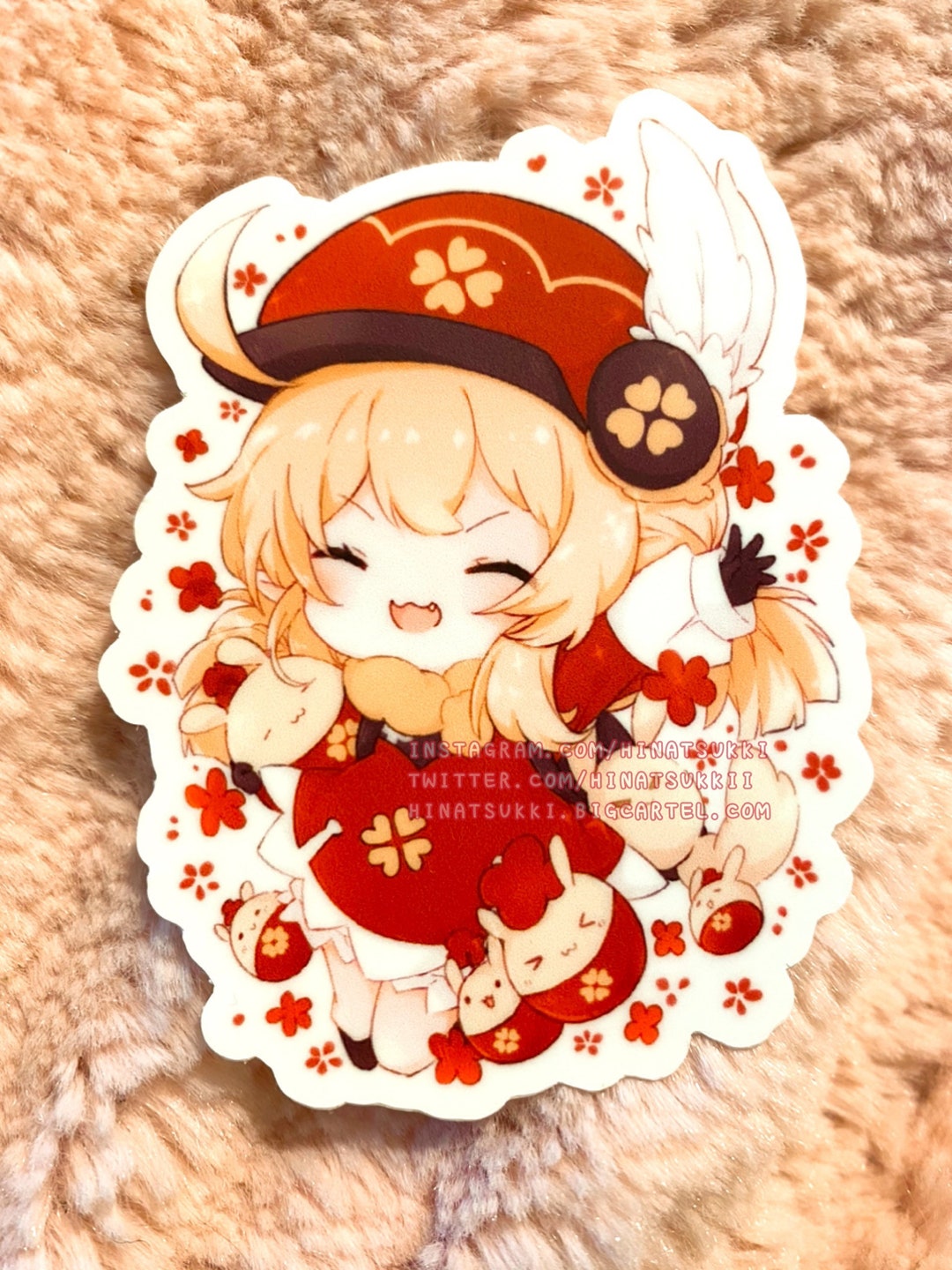 Genshin Impact VINYL STICKER: Klee 3inch, Waterproof Weatherproof - Etsy