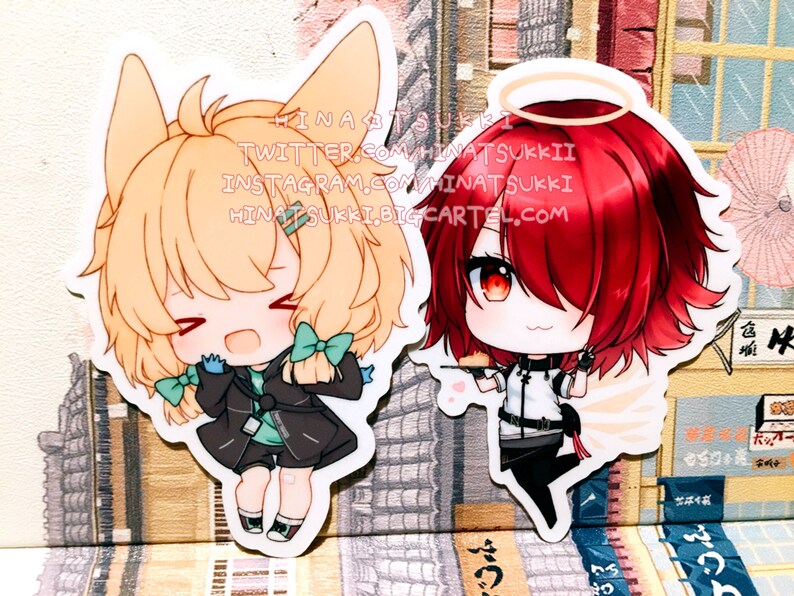 Arknights VINYL STICKER Exusiai Kroos Waterproof and - Etsy