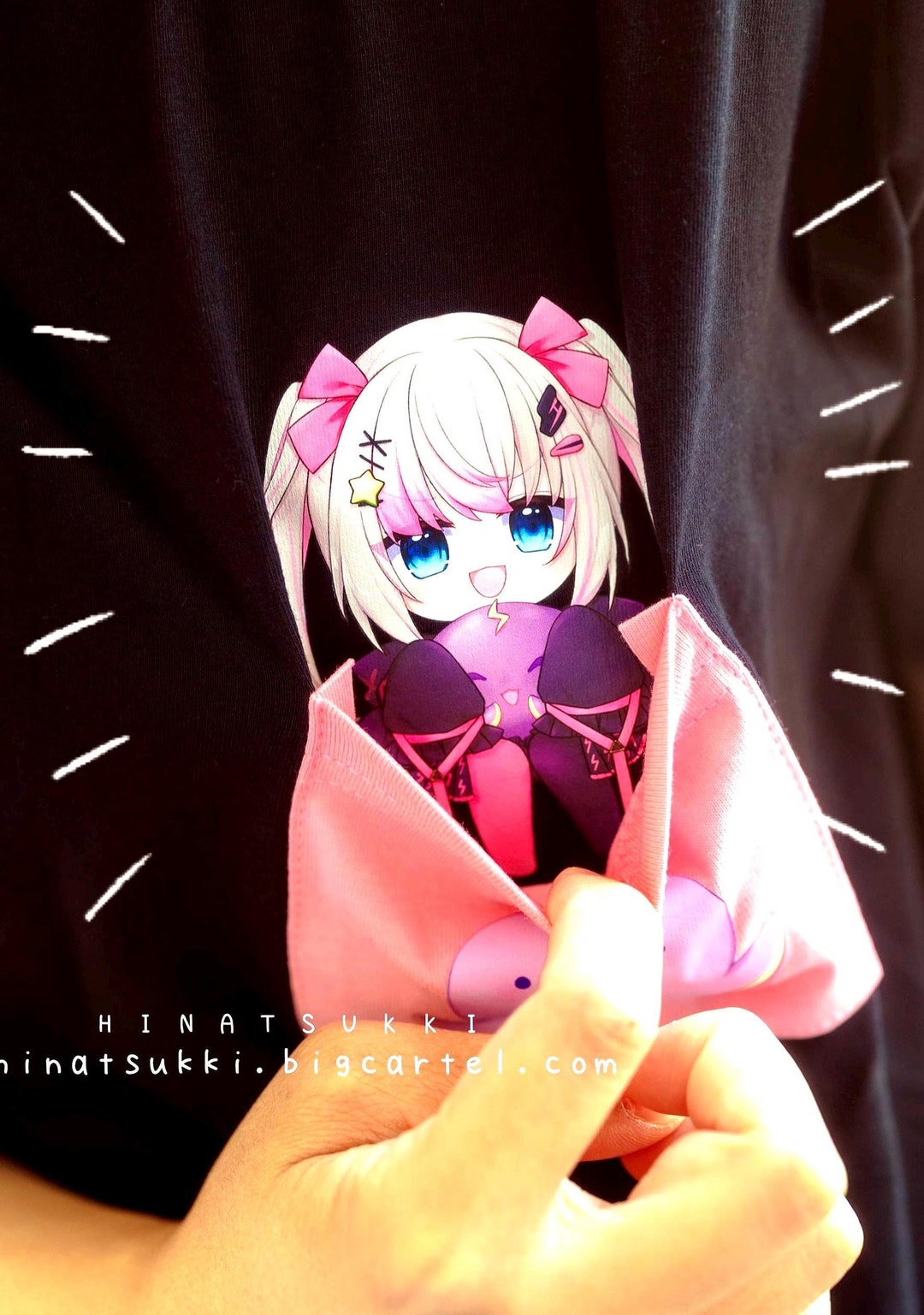Phase Connect: Ashelia Rinkou/lia Pocket T-shirt Size S~3XL Vtuber - Etsy