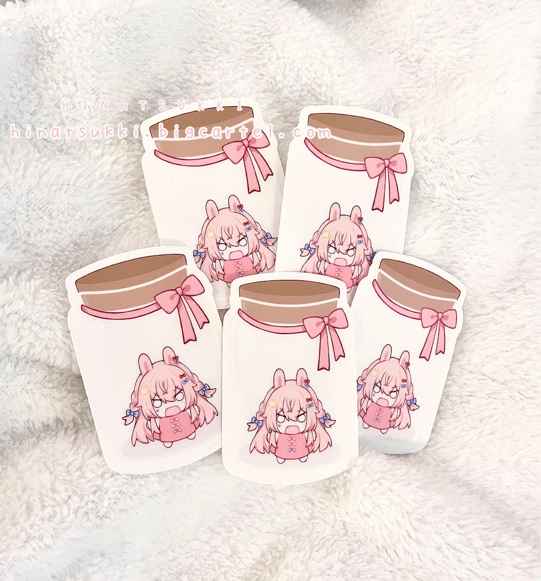 Pipkin Pippa in a Glass Jar 3inch CLEAR Vinyl Sticker Waterproof ...