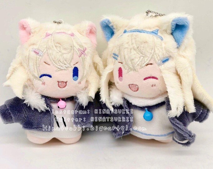 Chibi Fuwamoco Acrylic Charm - Etsy