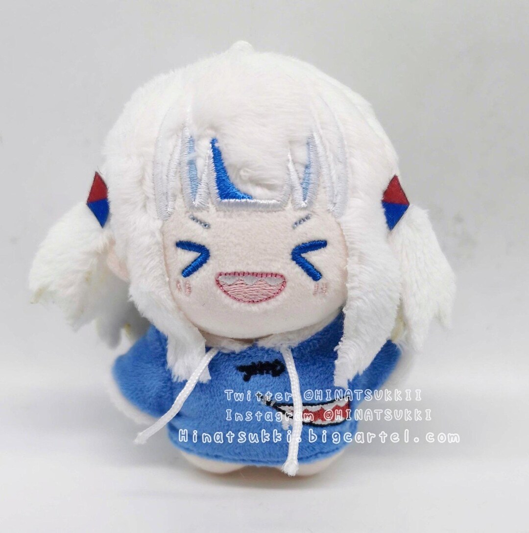 Holoen Gawr Gura Mini Plush 10~12cm Dress up Doll Hololive English ...