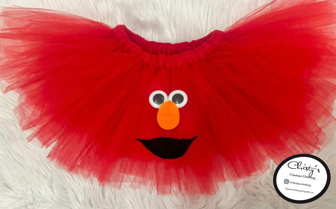 Elmo Tutu, Elmo Shirts Also Available FREE SHIPPING - Etsy