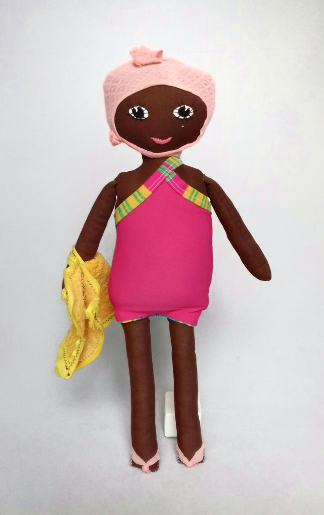 Bathing Rag Doll, Handmade, Rag Doll in a Swimsuit, 40cm. - Etsy