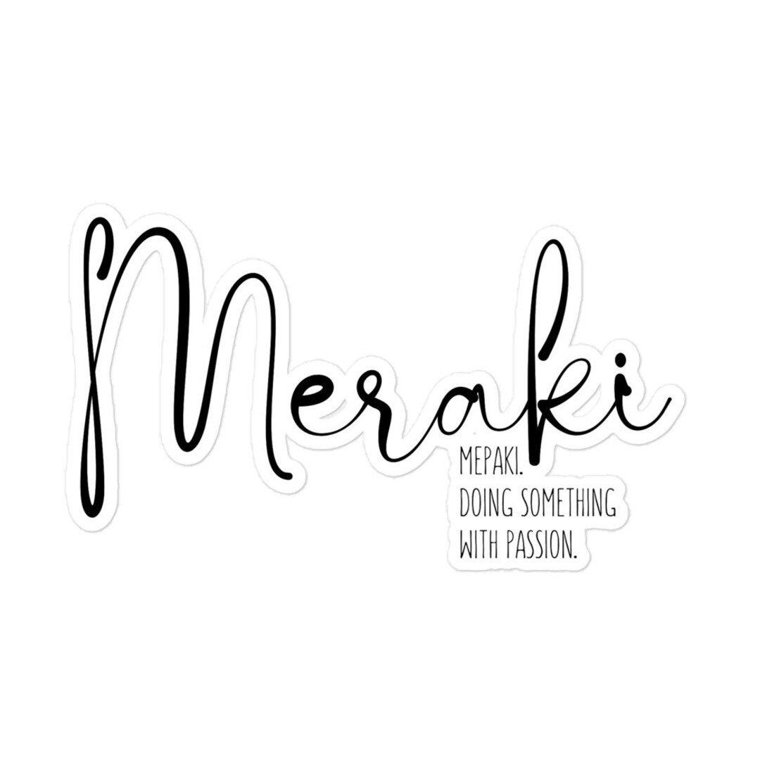 Meraki Bubble-free Stickers, Greek Stickers, Greek Definition, Greek ...