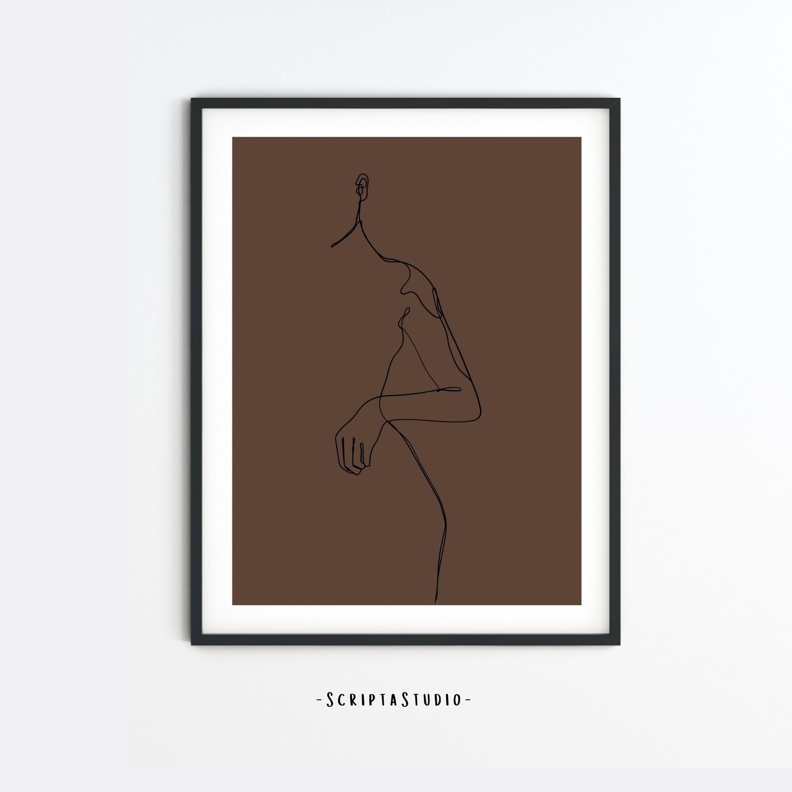 Retro Vintage Prints Set of 8 Fine Line Art Print | Etsy