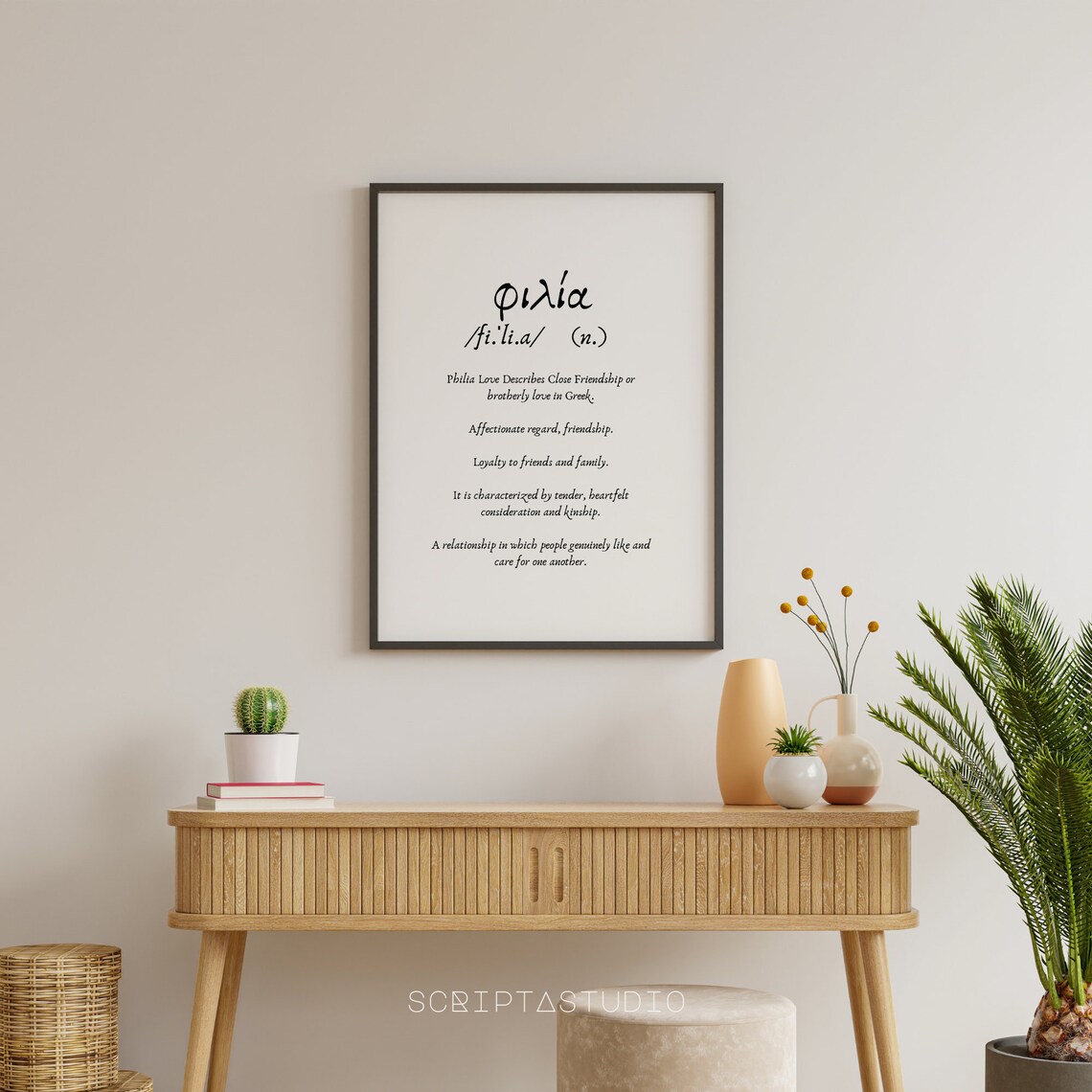 Set 4 Greek Prints Agape Poster Types of Love Greek Wall - Etsy