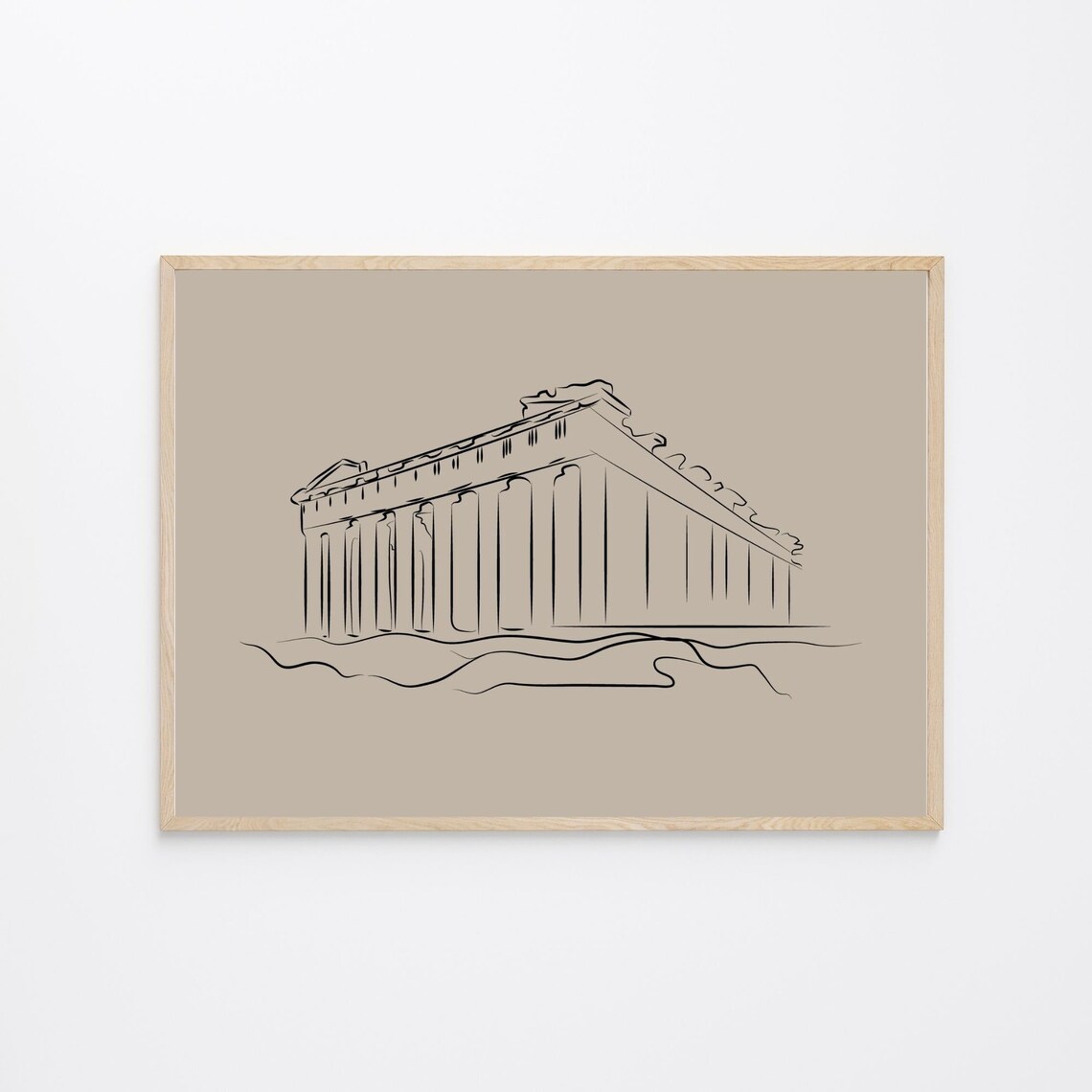 Greece set 9 prints gallery wall set greek art prints | Etsy