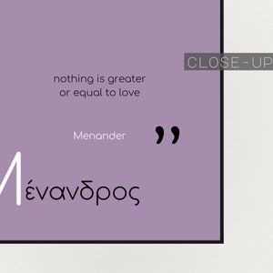 Menander Poet Quote, Greek - English Translation, Ancient Greek, Pick ...