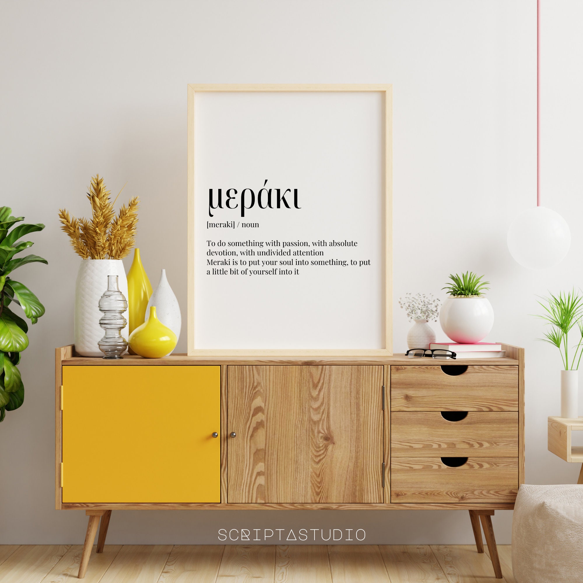 Meraki Greek Art Print - Printable Definition - Meraki Wall Decor 001 ...