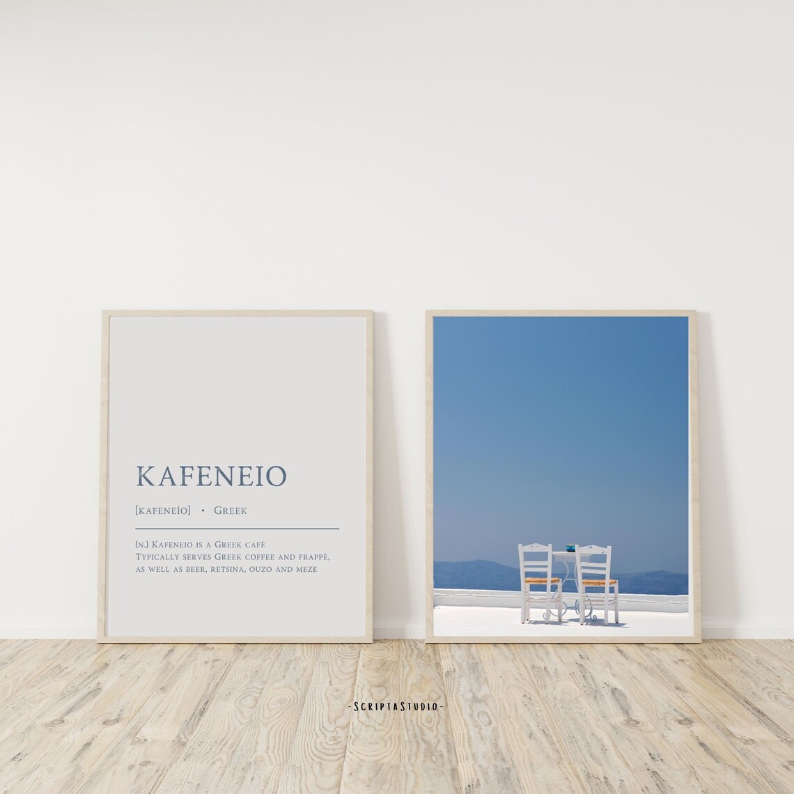 Greek Art Print Set of 2 Prints Greece Photography Greek - Etsy