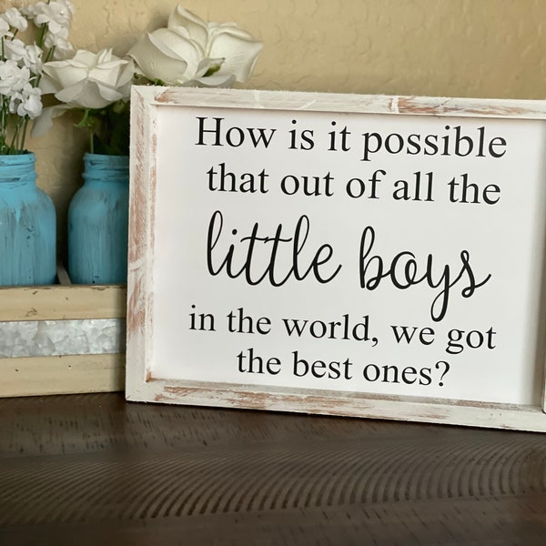 Little Boys Sign - Etsy