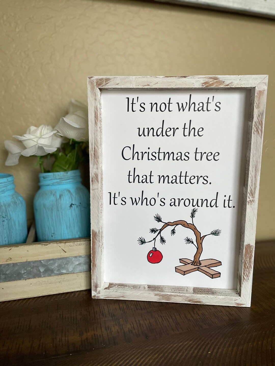 Its Not Whats Under the Tree That Matters. Its Whos - Etsy