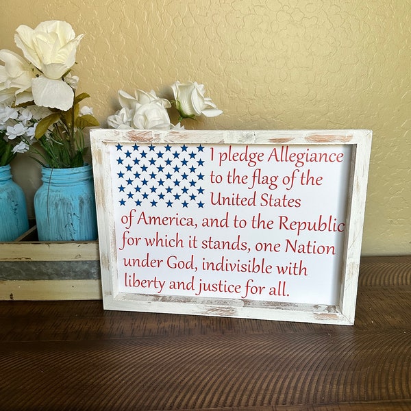 Pledge of Allegiance - Etsy