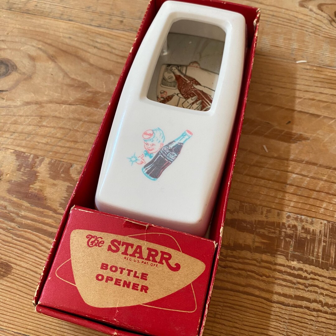 Coca Cola Starr Bottle Opener Cap Catcher Vintage Made in USA - Etsy