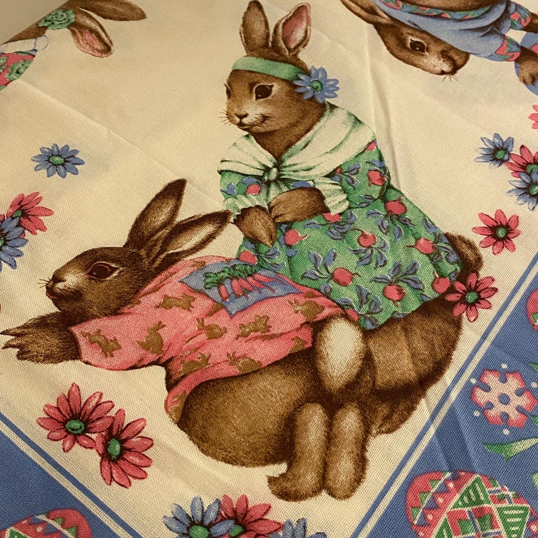 Easter Tablecloth Wilton Court 104 X 60 'easter Treasures' Spring ...