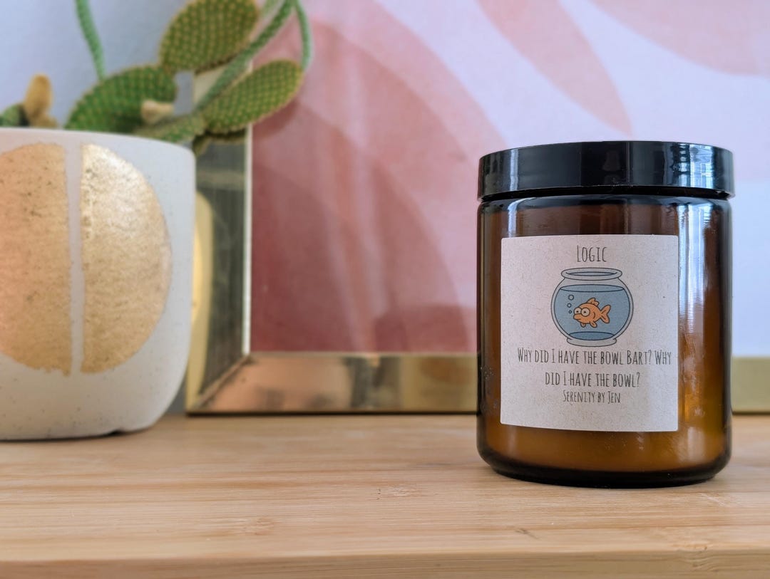 The Simpsons Soy Candle- Milhouse - Etsy
