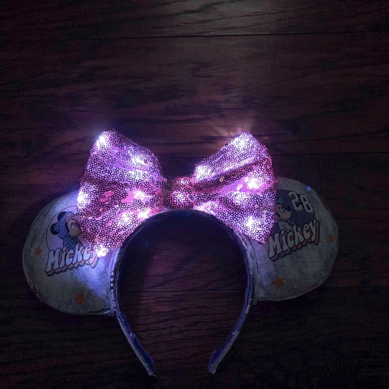 Mickey Mouse Sweat Shirt Ears. Mouse Ears.light up Mickey - Etsy