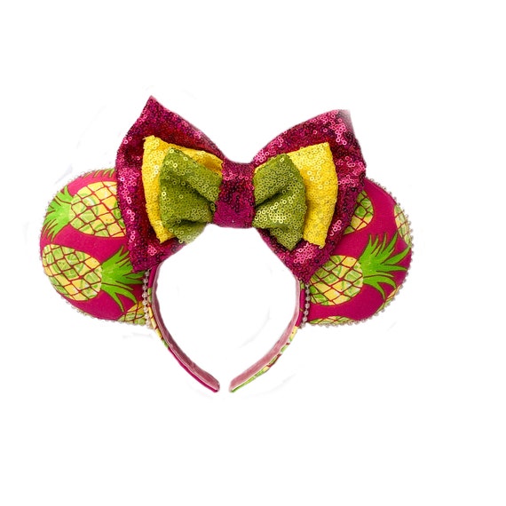 The New Dole Pineapple Inspired Ears Disney Ears Sequin | Etsy