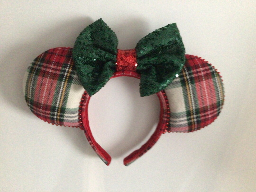 Christmas Plaid Ears 1. Disney Christmas Ears. Christmas Sequins Ears ...