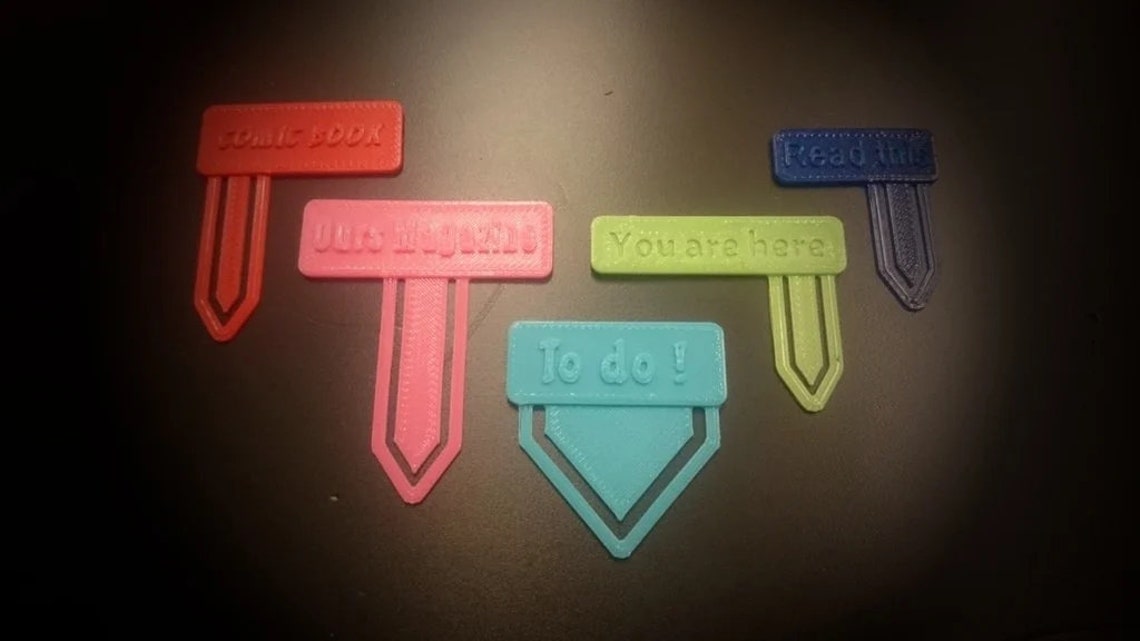 Customizable Word Bookmark - Etsy