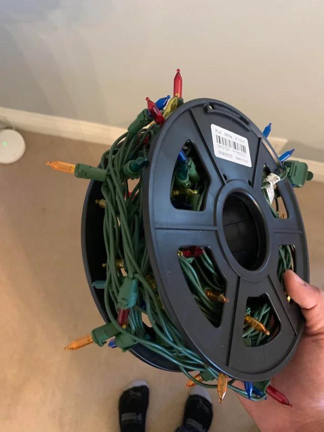 Holiday Lights Organizer Spool / Christmas / Xmas String / Lights Not ...