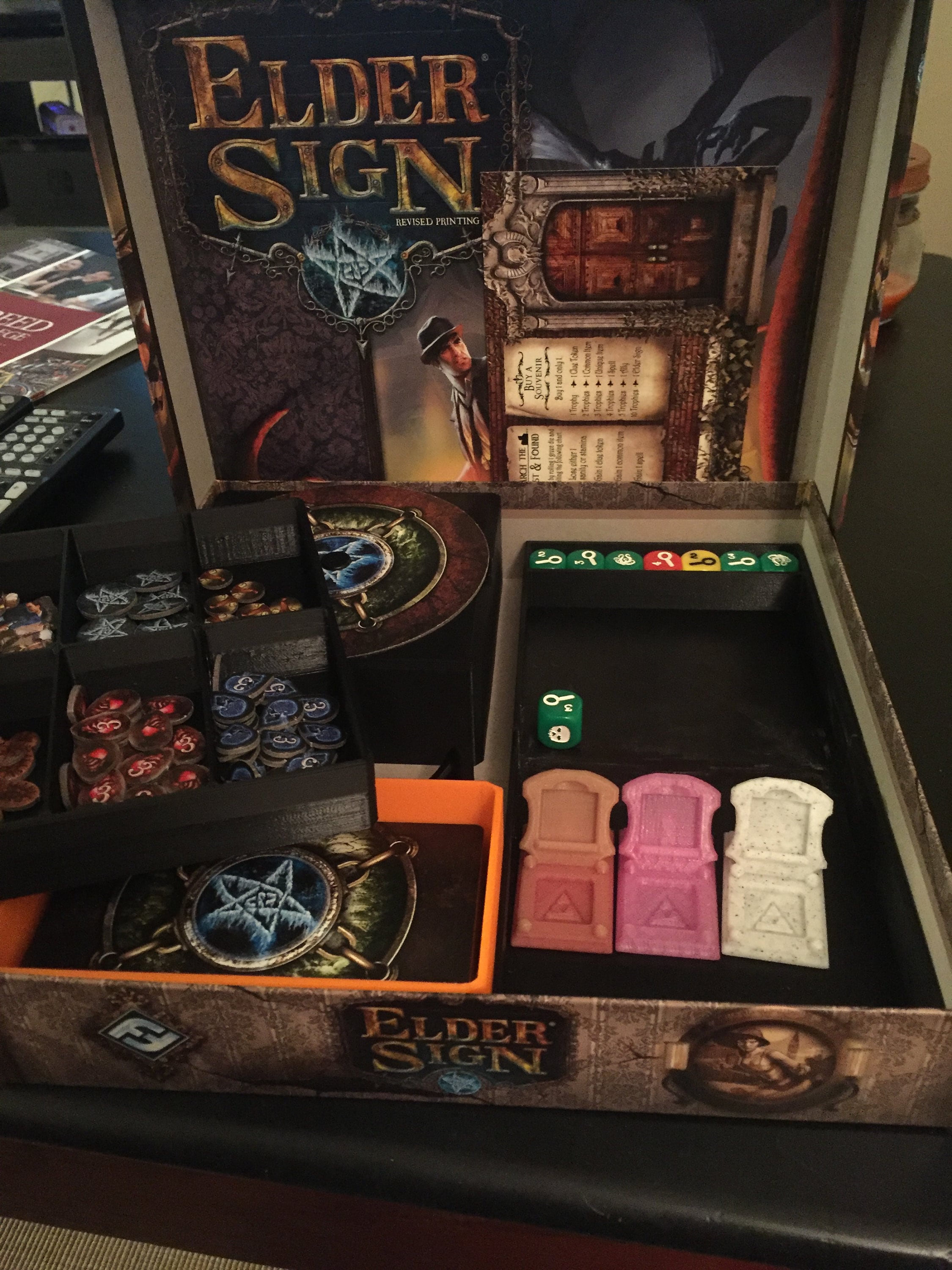 Elder Sign Box Inserts / Board Game Organizer / 3d Printed - Etsy