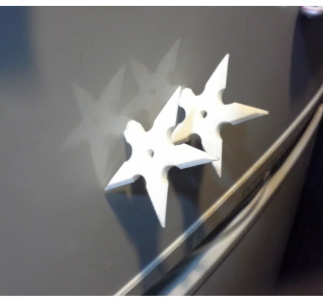 Ninja Star Fridge Magnet 2 Pack - Etsy