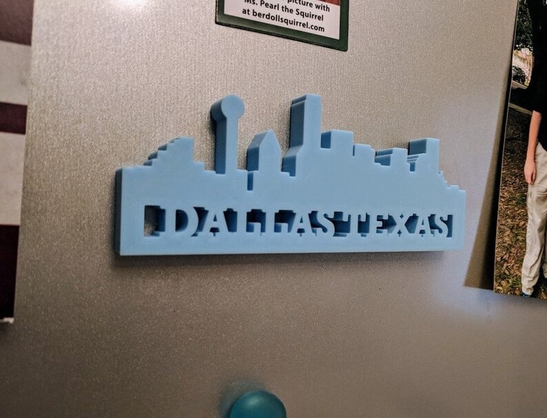 Texas City Skylines Magnets / Houston / Austin / Dallas / College ...