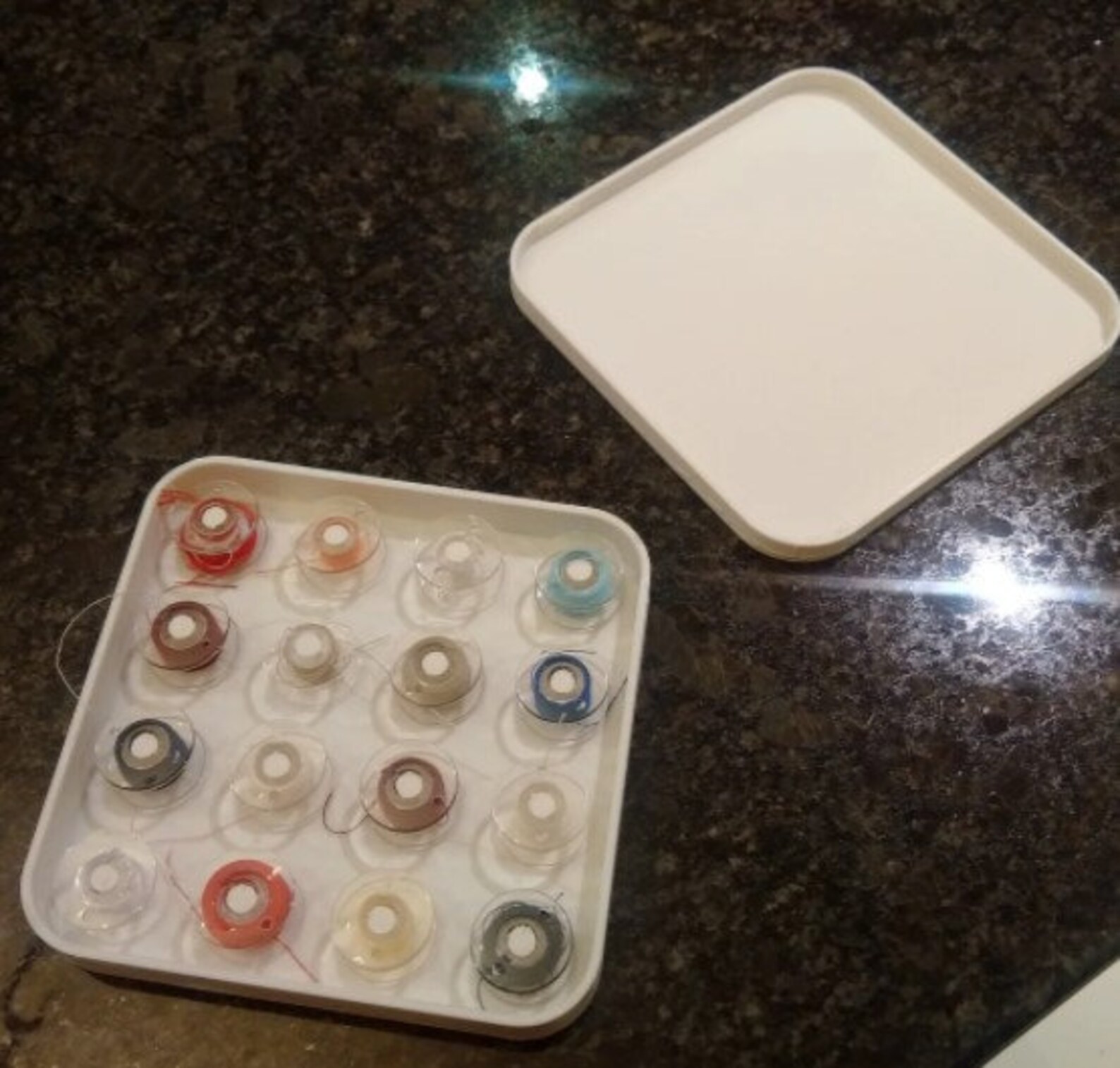 Sewing Machine Bobbin Box - Etsy