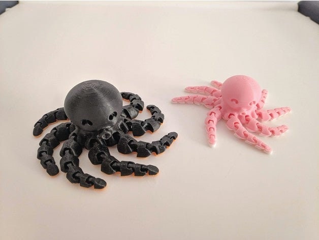 Cute Mini Octopus / 3D Printed | Etsy